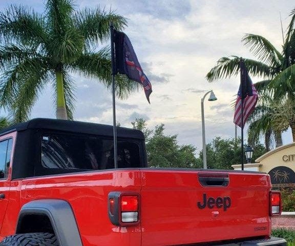 Jeep Gladiator Flag pole mount kit | USA Suspension Co.